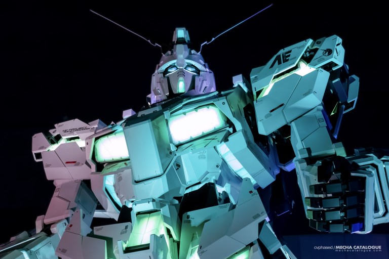 Of Course, Night Shots: THE GUNDAM BASE Tokyo, RX-0 Unicorn Gundam ...